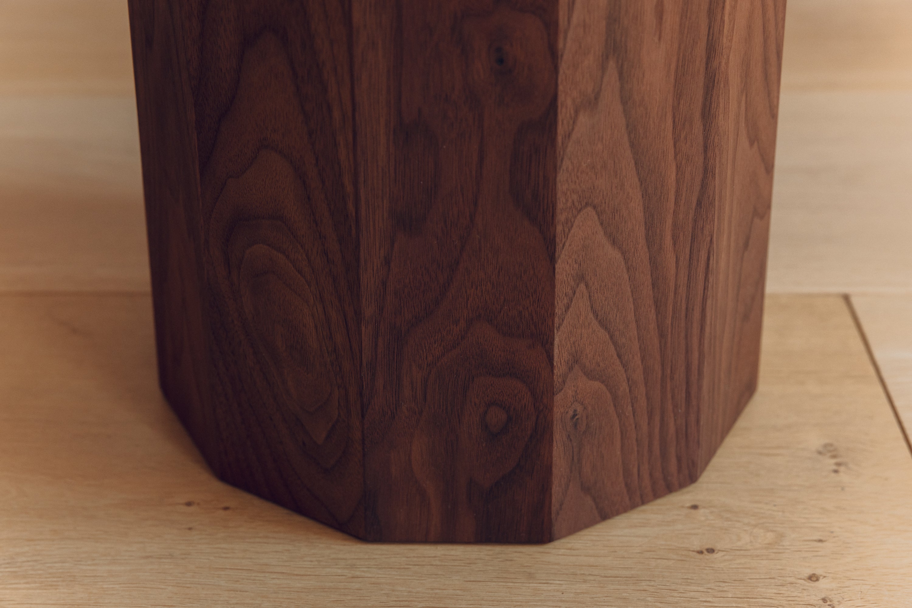 Polygon Pedestal Lamp Table — Galvin Brothers