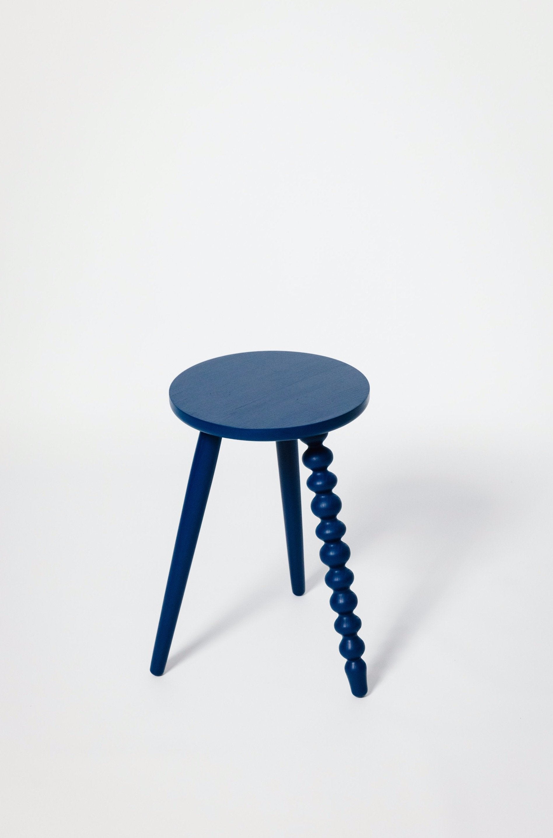 (Kobaltblau) Imperfect Stool, Blue Ash — Galvin Brothers