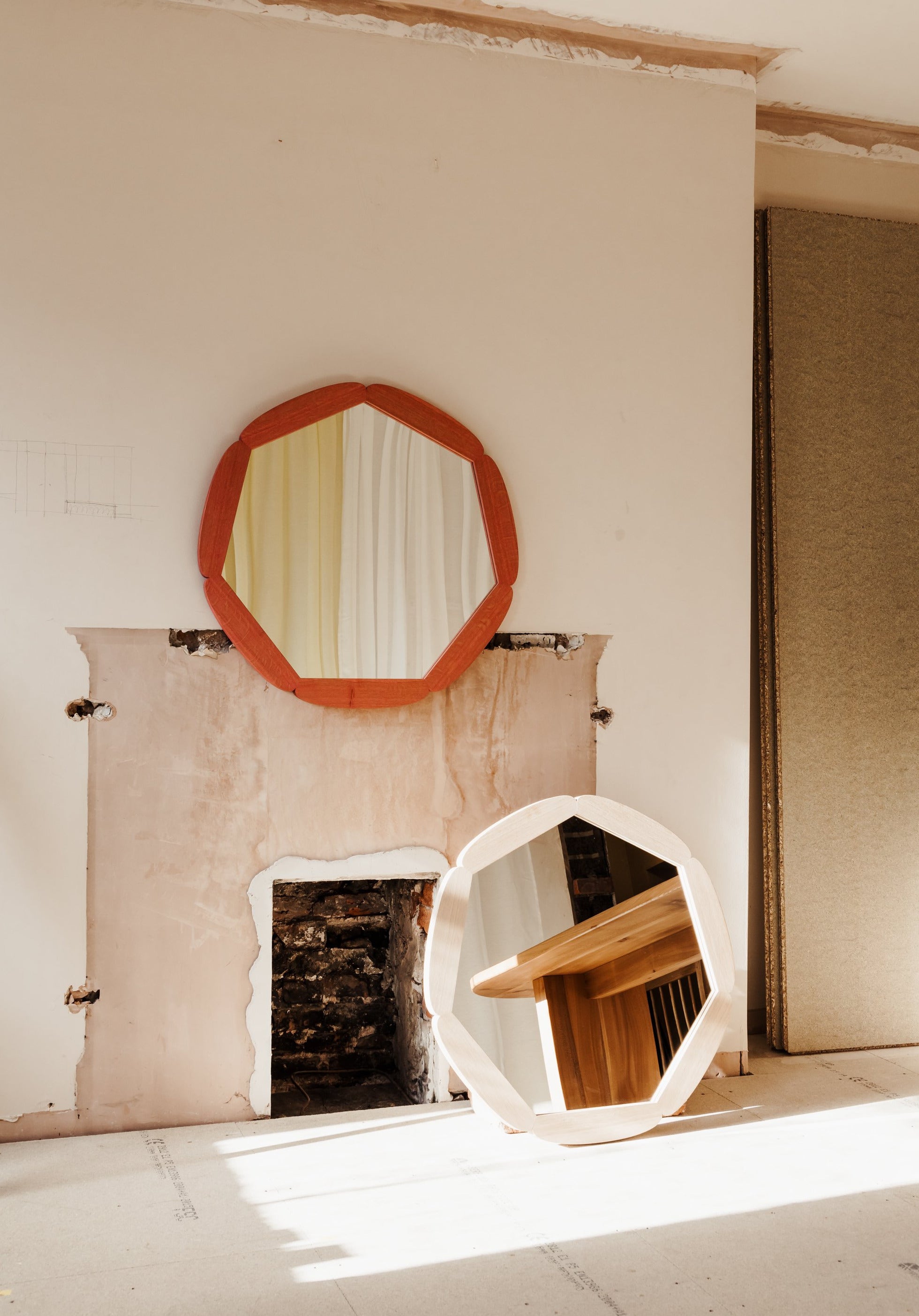 Floral Polygon Mirror (800) — Galvin Brothers